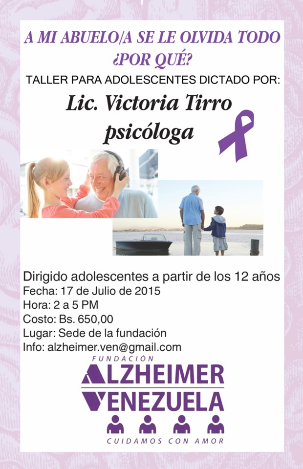 Taller para adolescentes – Fundación Alzheimer